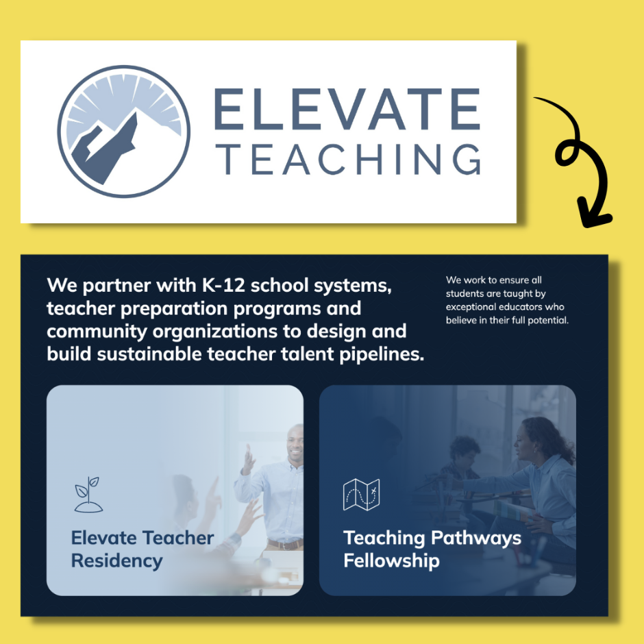 Web Design For Education: New Website for Elevate Teaching