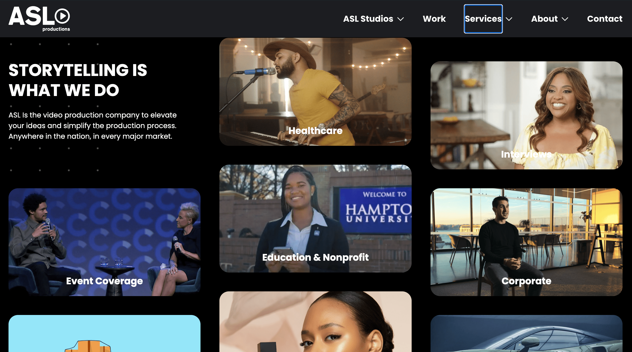 Video Production Website Design Case Study: ASL Consulting